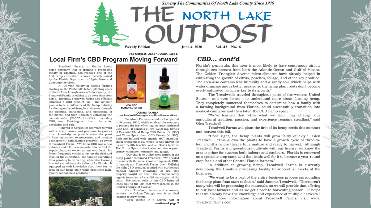 North Lake Outpost June 4th, 2020– Treadwell Farms