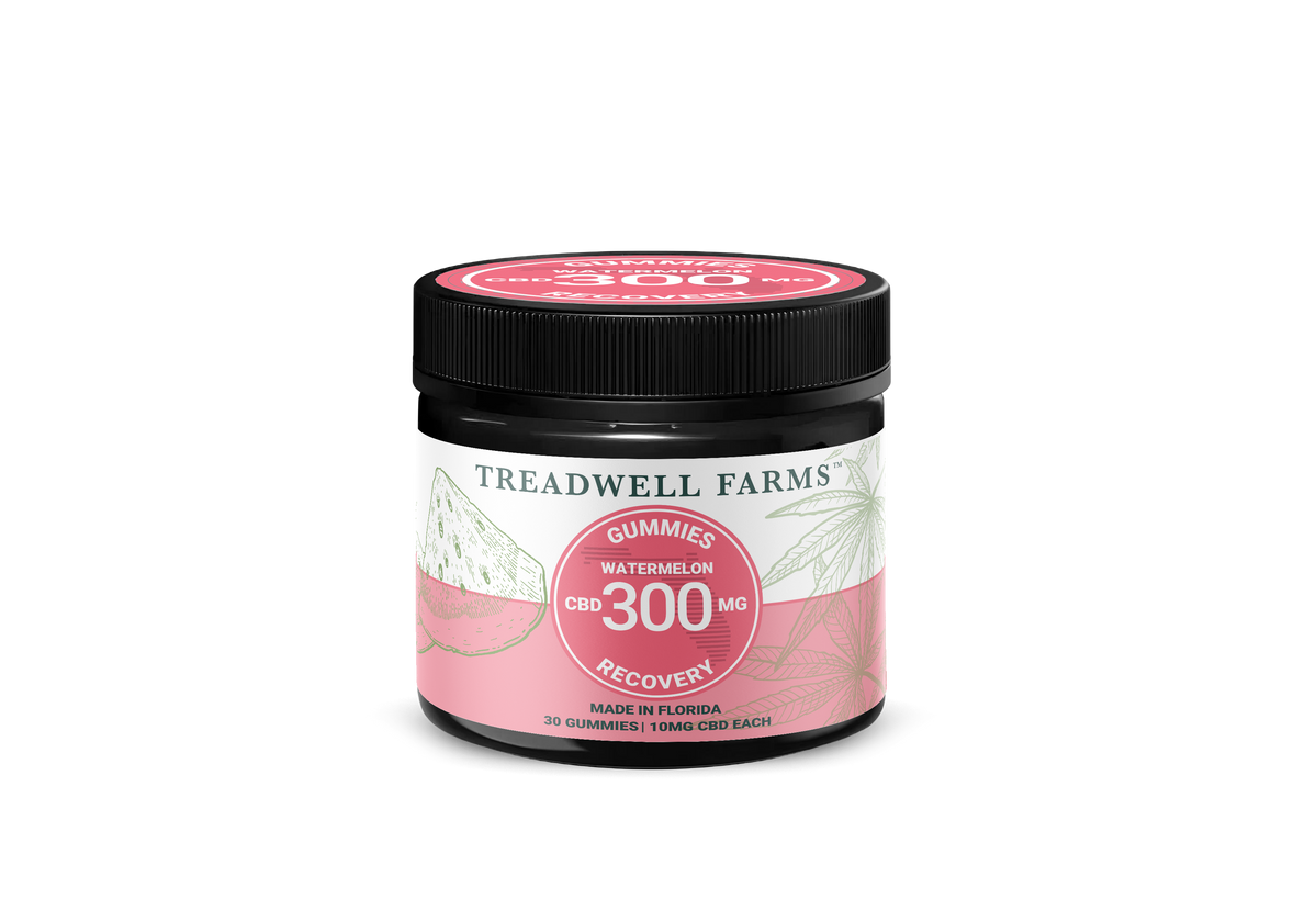 Watermelon CBD Gummies for Muscle Recovery - Treadwell Farms