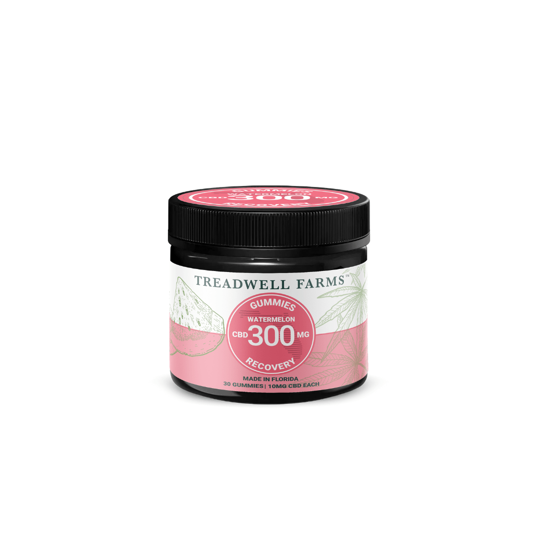 Watermelon Recovery CBD Gummies | Treadwell Farms